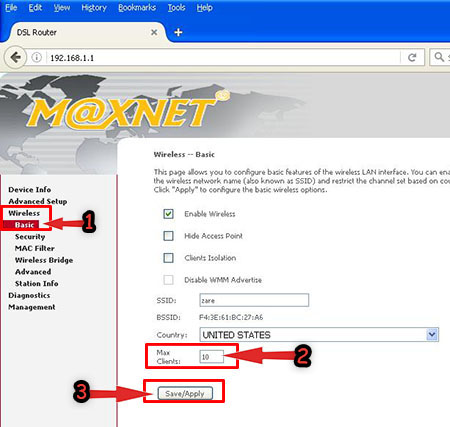 اموزش مشخص کردن تعداد افراد متصل به وای فای مودم بصورت همزمان _Max ...